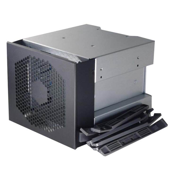 4-Bay Large Capacity HDD Hard Drive Cage Rack 5 Inch 3 x Optical Drive ...