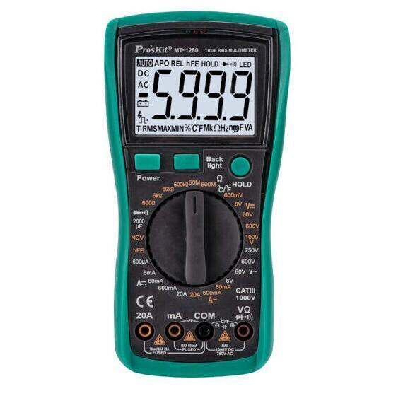 Pro'skit MT-1280 True RMS Digital Multimeter With NCV | Lazada PH