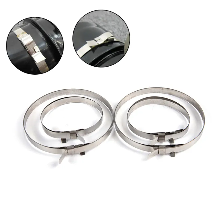 PANDA 4pcs Axle CV Joint Boot Clips Stainless Steel Cable Tie ...