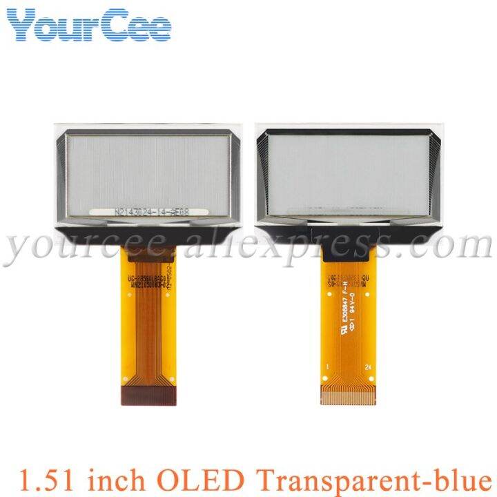 1.51 inch OLED Display Module 1.51" Transparent Blue PM OLED LCD Screen ...