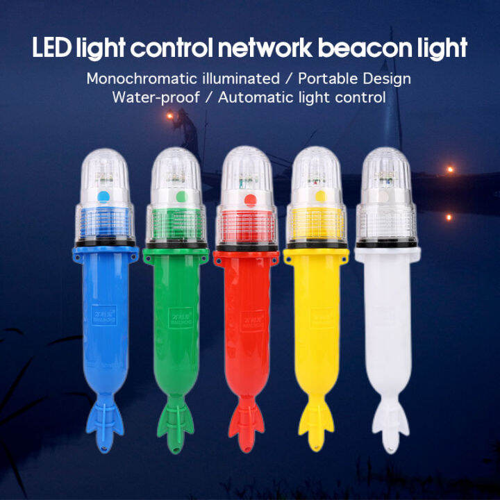 Fishing Float LED Light Torpedo Light Waterproof Night Warning Flash Lamp For Fishing Boats ...