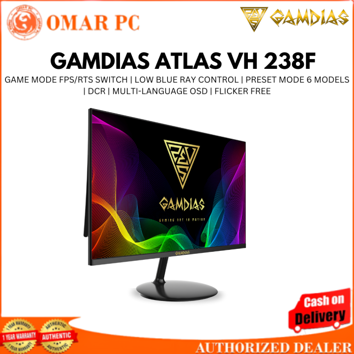 GAMDIAS ATLAS VH 238F MONITOR | Lazada PH