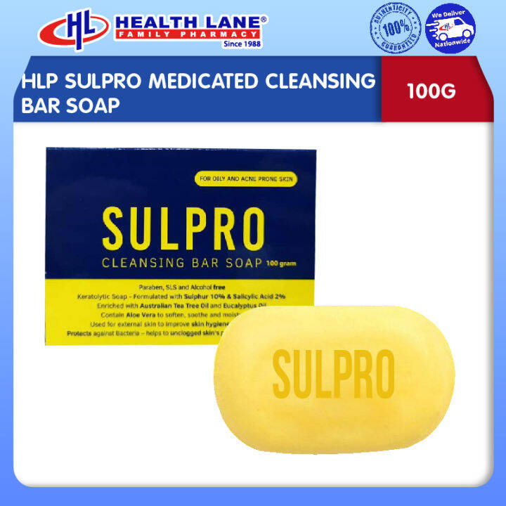 HLP SULPRO MEDICATED CLEANSING BAR SOAP (100G) | Lazada