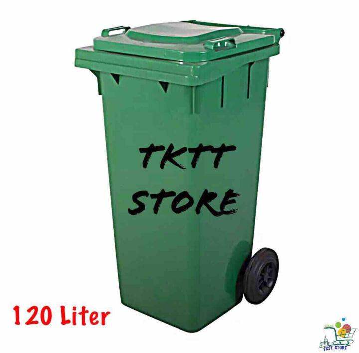 BELIMURAH 120 Liter Fibre Plastic Dustbin/ Recycle Bin/ Garbage Bin ...
