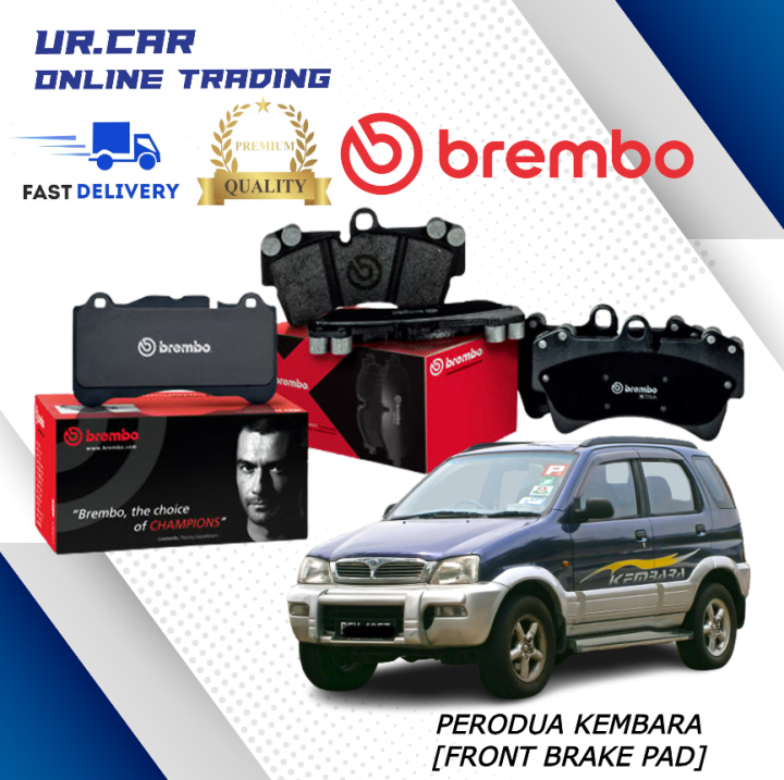 BREMBO PERODUA KEMBARA BRAKE PAD FRONT (DEPAN) 100% ORIGINAL BREMBO ...