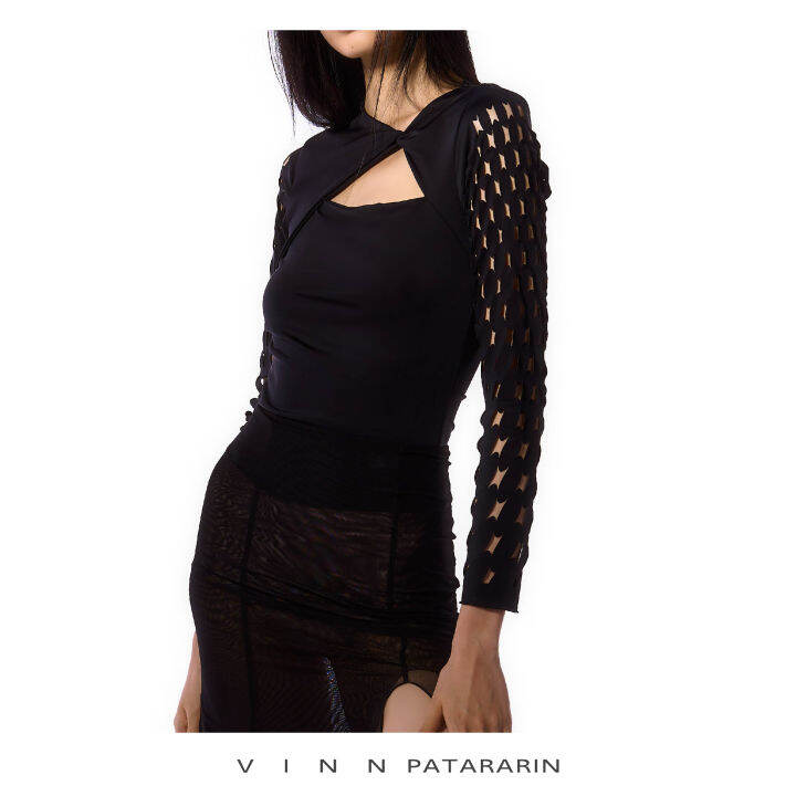 Vinn Patararin - Long Sleeves twist เสื้อทวิตแขนยาว | Lazada.co.th