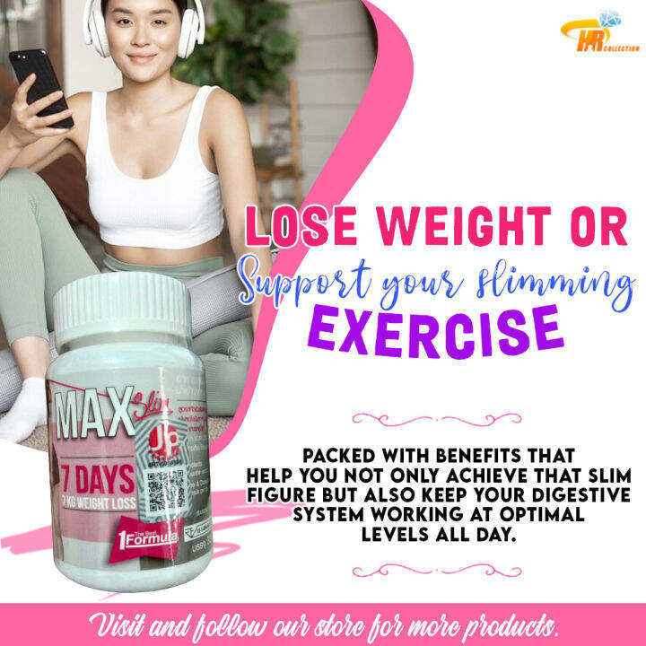 Max Slim 7 Days Diet Slimming Capsule, 30 Capsules Thailand's Best ...