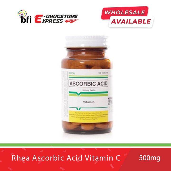 Rhea Ascorbic Acid Vitamin C 500mg 100 Tablets | Lazada PH