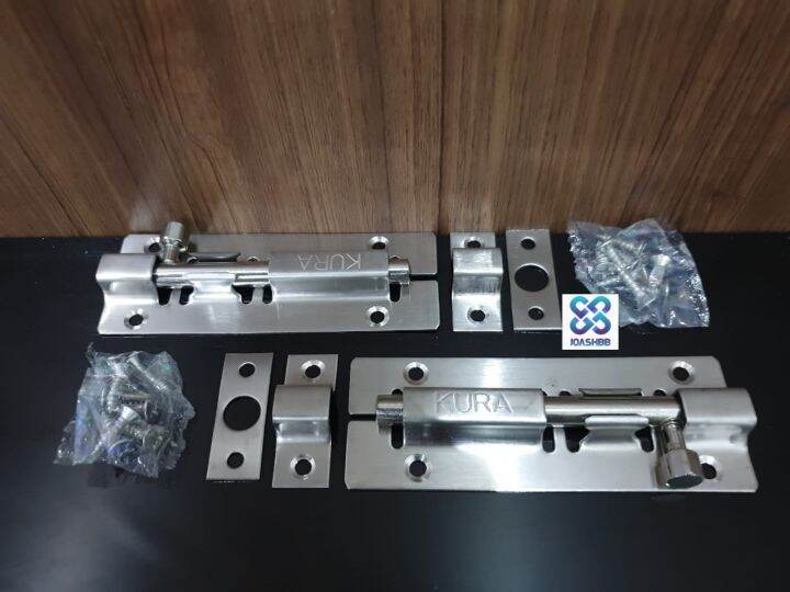 Grendel Stainless 4" inch (10cm) / Slot Pintu / Slot Jendela / Tower ...