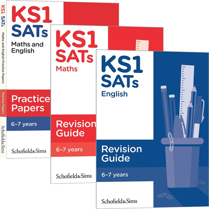 KS1 sats math and English papers Revision Guide (English original ...