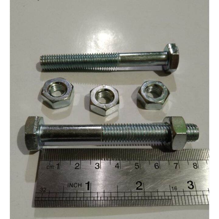 BAUT MUR PUTIH BMP M10 X 80 MM PANJANG 8 CM GALVANIS ( KUNCI 17 ) | Lazada Indonesia