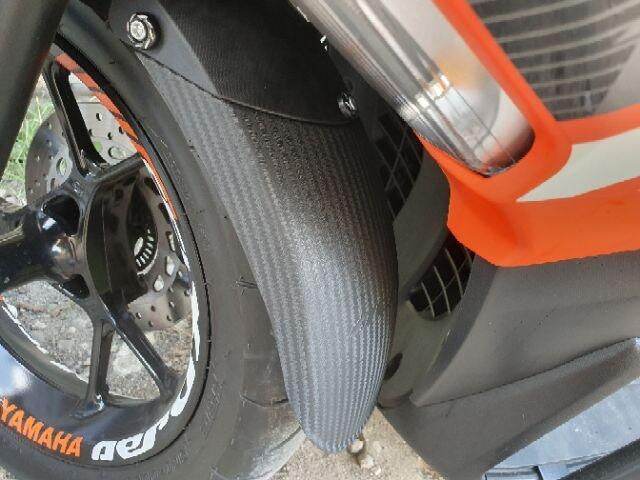 carbon carbon fiber sticker for motorcycle Aerox 2021 V2 V1 Front ...