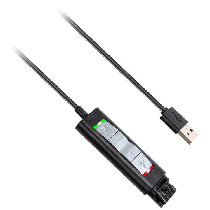 VoiceJoy QD to USB Adapter Heaset Quick Disconnect to USB cable for ...