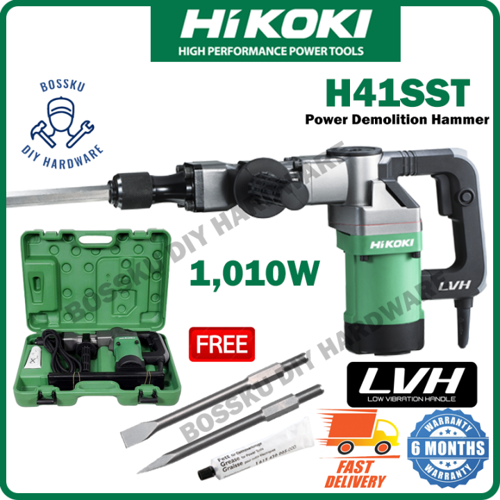 Hitachi Hikoki H41SST High Power Demolition Hammer 1010W Free Hexagon ...