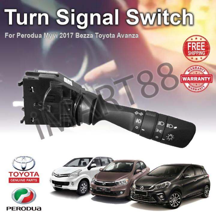 Original Perodua Bezza Myvi 2017 Toyota Avanza Turn Signal Indicator Switch Fog Lamp 84140-BZ140 ...