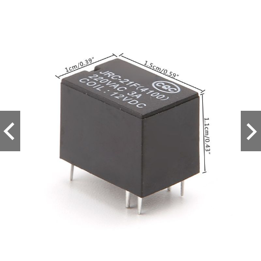 Relay 6-pin Pcb Mount 12v | Lazada Indonesia