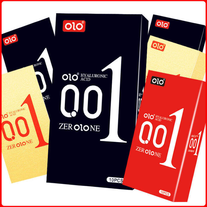 OLO 001 Lubricating Condom Natural Latex Male Condom | Lazada PH