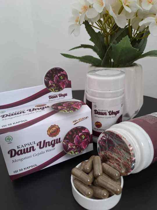 kapsul daun ungu ashihah | Lazada Indonesia