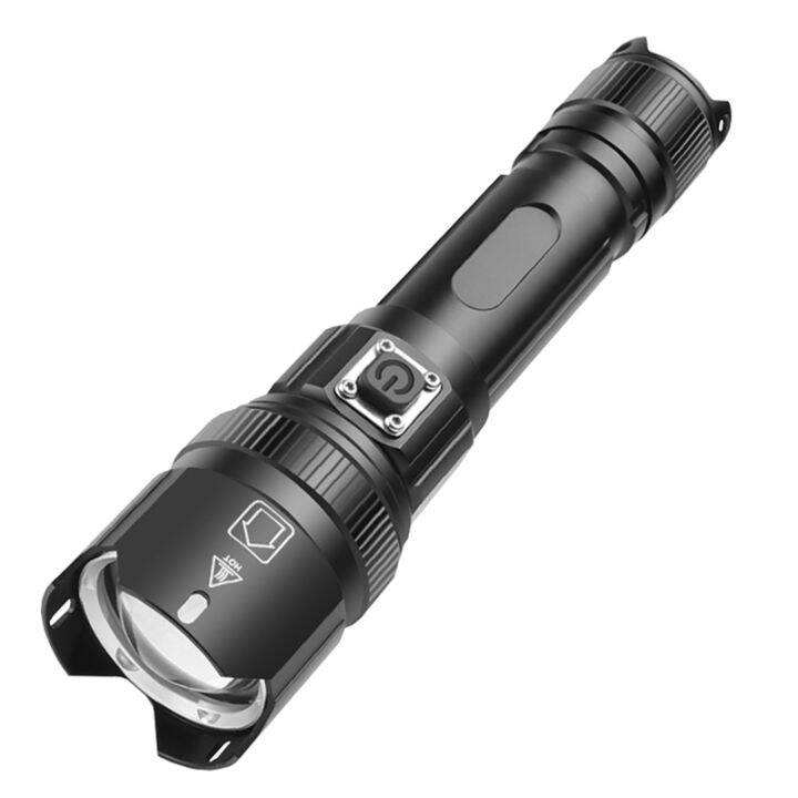 Most Powerful LED Flashlight High Power Torch Light Rechargeable ...