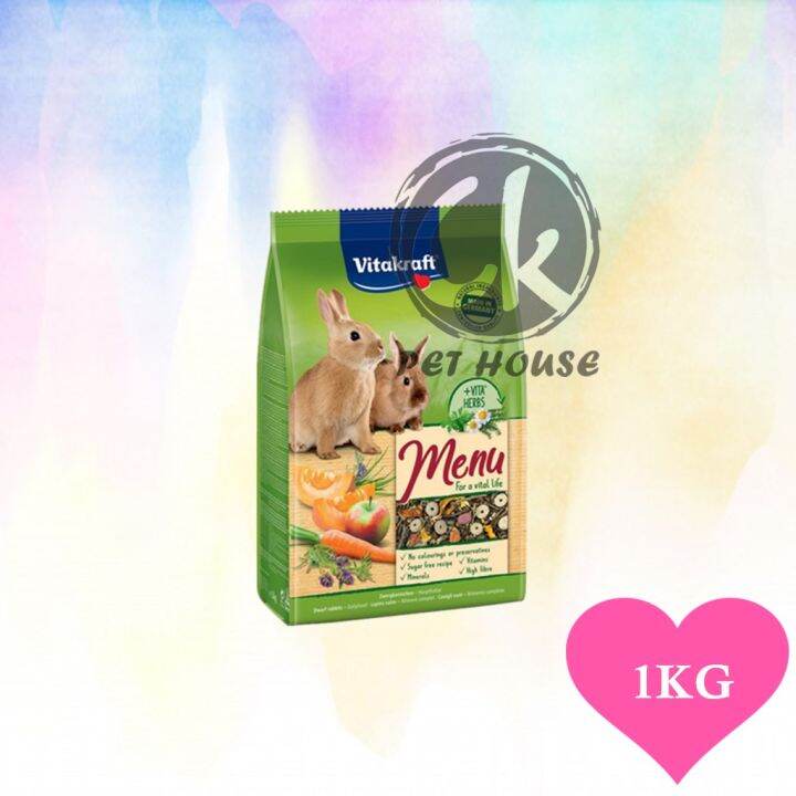 Vitakraft Premium Menu Vital Rabbit Food 1KG | Lazada