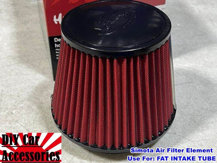 Simota Air filter Element Red for Fat Intake Tube | Lazada PH