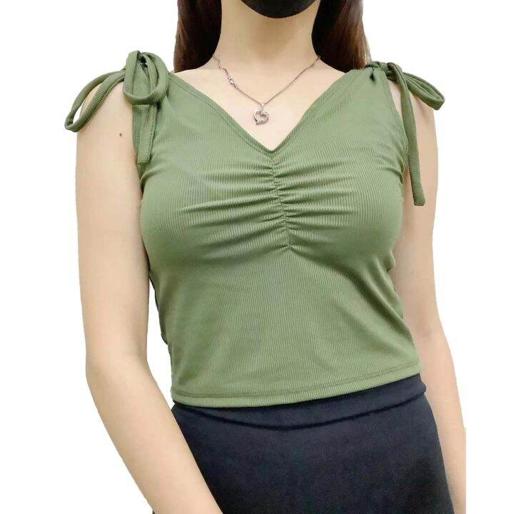 Sando Front String Ruched | Lazada PH