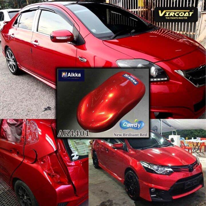 Candy New Brilliant Red AK4401 AIKKA 2K Cat Bancuh /Merah Terang Untuk ...
