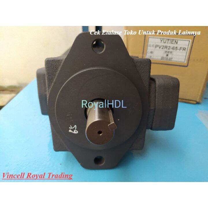 variable displacement tandem vane pump yutien pv2r2-65-fr pompa hidrolik | Lazada Indonesia