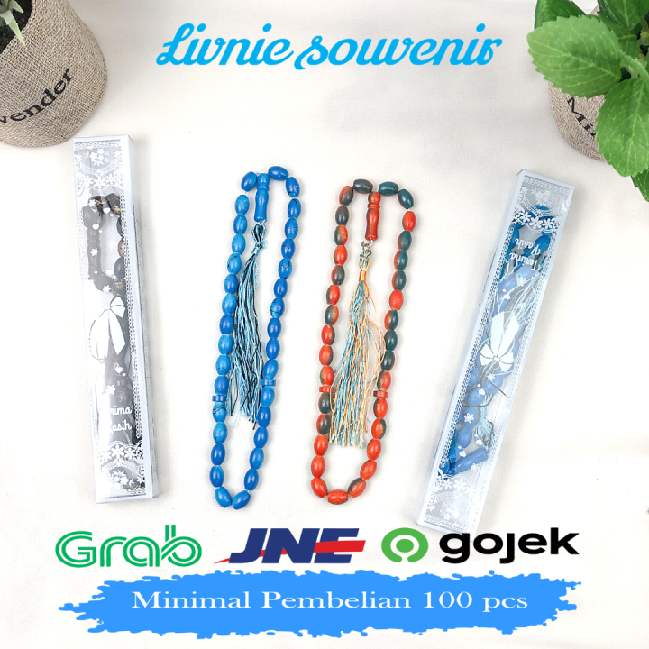 Souvenir Tasbih Batu kemas Mika | Lazada Indonesia