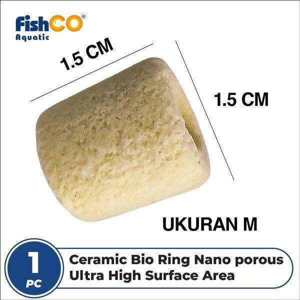 Bio Ring ceramic Ring Ukuran M Nano Porous Rumah Bakteri Media Eceran ...