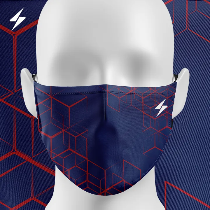 Cube Pattern - Steeze Face Mask Full Sublimation with Filter Pocket ...