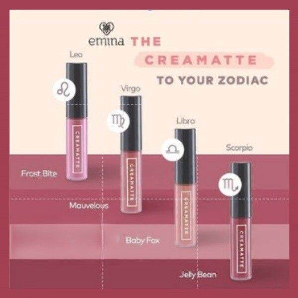 [Color 1-15] Emina Creamatte Lip Cream | Emina Cream Matte | Lazada ...