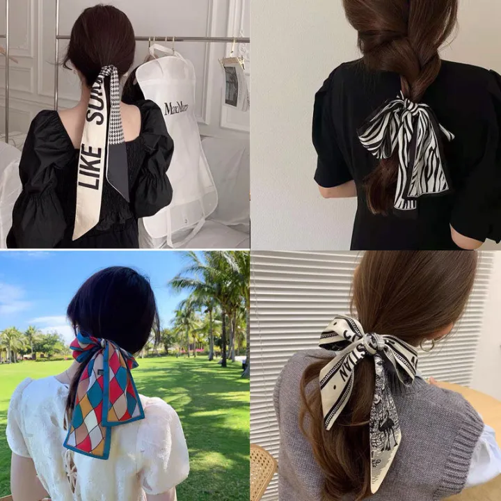 ผ้าพันคอไหมพรมคาดศีรษะหญิง Sen Super Fairy Bow Headdress | Lazada.co.th