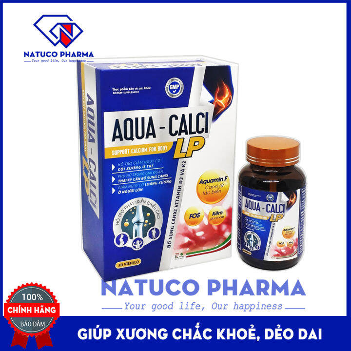 Aqua Canxi tảo biển Aquamin E 800mg Calci LP Canxi cho bà bầu - kết hợp vitamin D3, K2 giúp phát ...