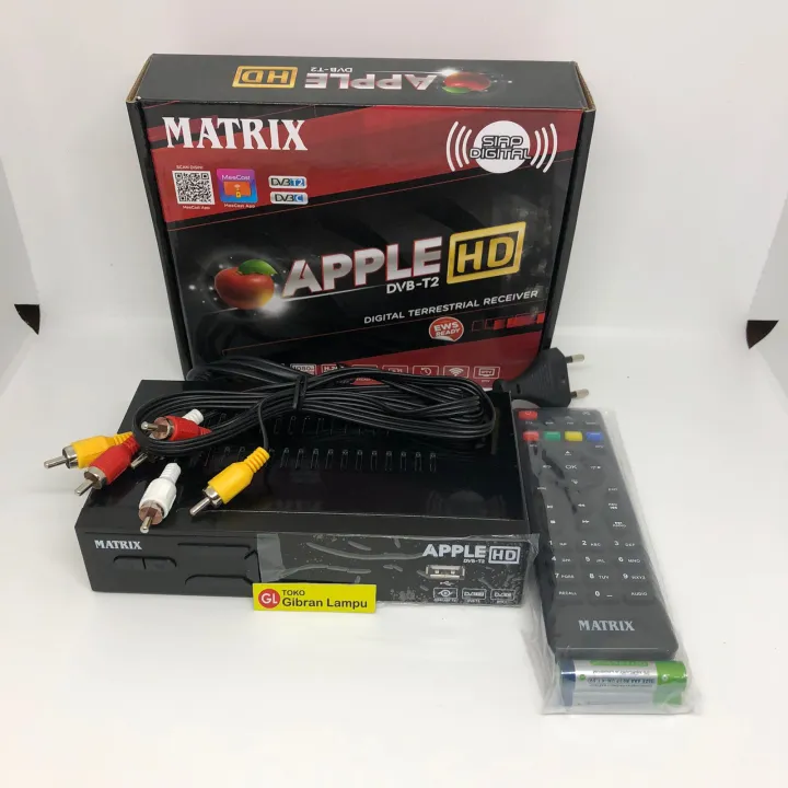STB Matrix Apple - Set Top Box Matrix Apple DVB T2 - STB TV Digital ...