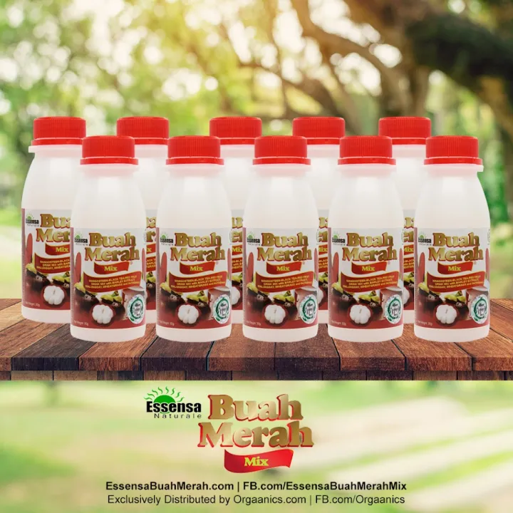 Buah Merah Mix Essensa (10 Bottles) Powder Juice Drink 100% AUTHENTIC ...