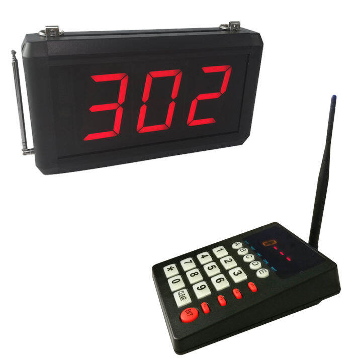 Wireless Restaurant Calling System Number Display System Restaurant Pager System Queue ...