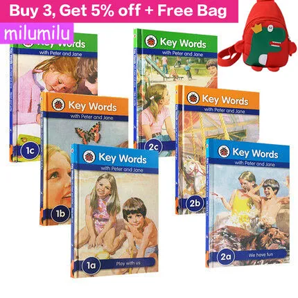 milumilu 6Pcs KeyWords 1a 1b 1c 2a 2b 2c Aklat High-frequency word ...