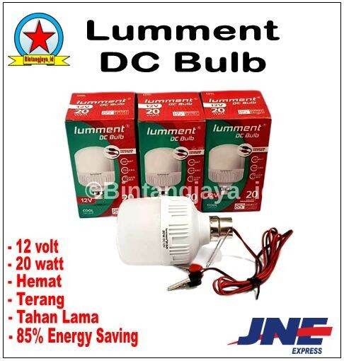 Lampu Led Lumment DC 20 Watt Aki 12V COOL BRIGHT | Lazada Indonesia