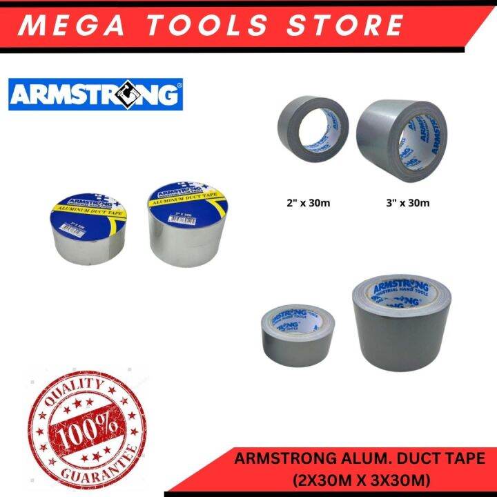 ARMSTRONG Aluminum Duct Tape (2x30m / 3x30m) | Lazada PH