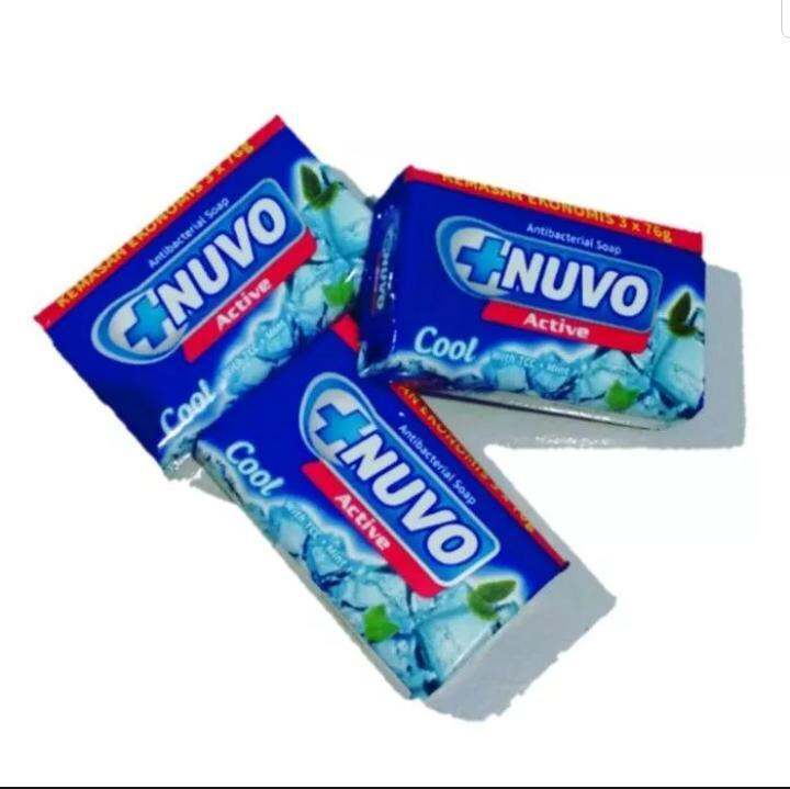 Nuvo Sabun Mandi Batang Cool Active Banded 3x76gr | Lazada Indonesia