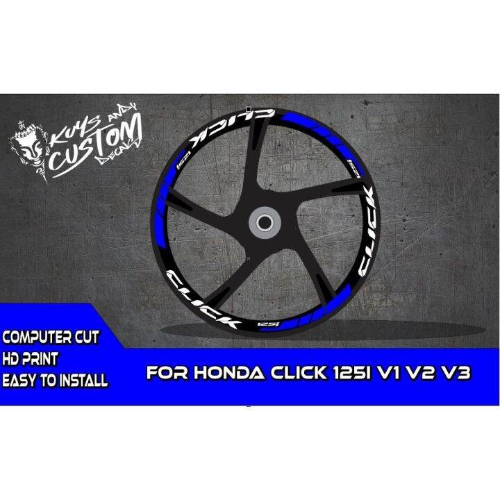High quality Honda Click 125i v1v2v3 Mags Sticker decals | Lazada PH