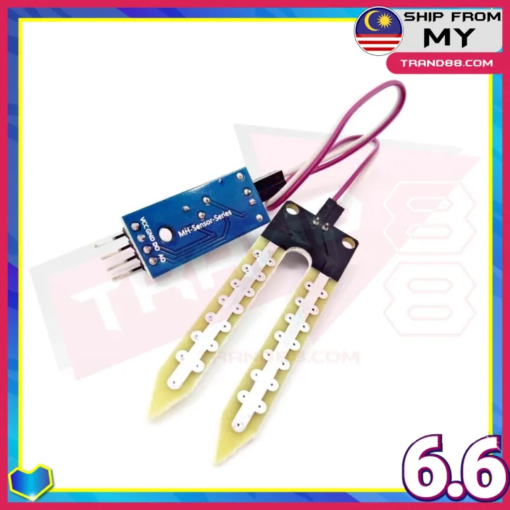 Soil Moisture Resistive Detection Humidity Sensor Hygrometer Module for arduino | Lazada