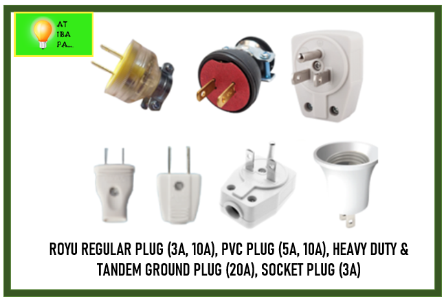Royu Regular Plug (3A, 10A), PVC Plug (5A, 10A), Heavy Duty Plug with ...