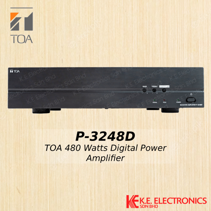 TOA P-3248D 480 Watts Digital Power Amplifier | Lazada
