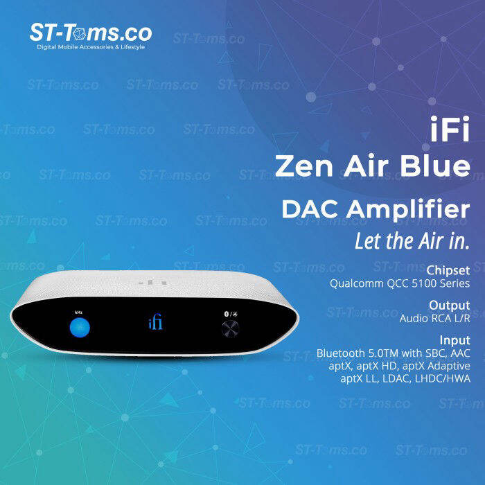 iFi Zen Air Blue High Resolution Bluetooth Streamer DAC Amplifier ...