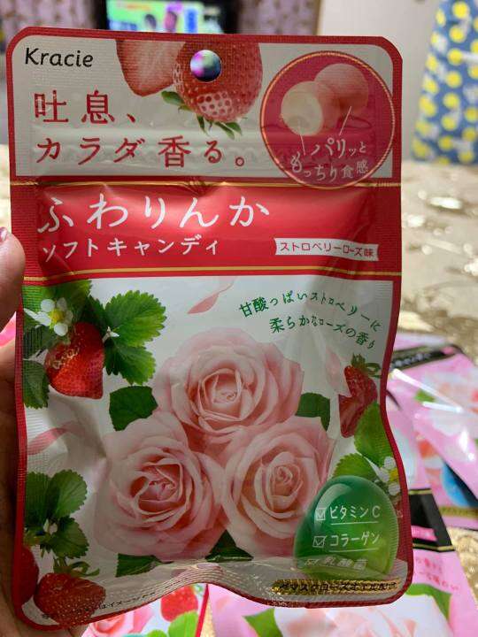 Kracie Fuwarinka Collagen Soft Candy (Strawberry Flavor) Original from Japan-32g | Lazada PH
