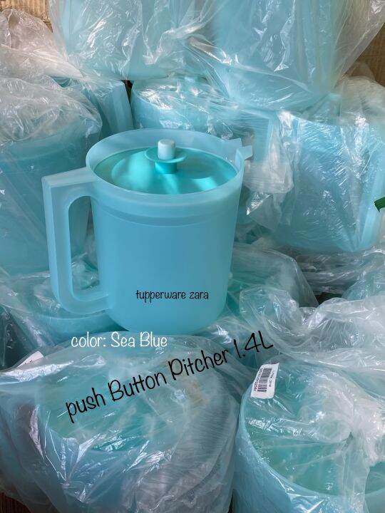 TUPPERWARE Push Button Pitcher 1L / Jug Air | Lazada