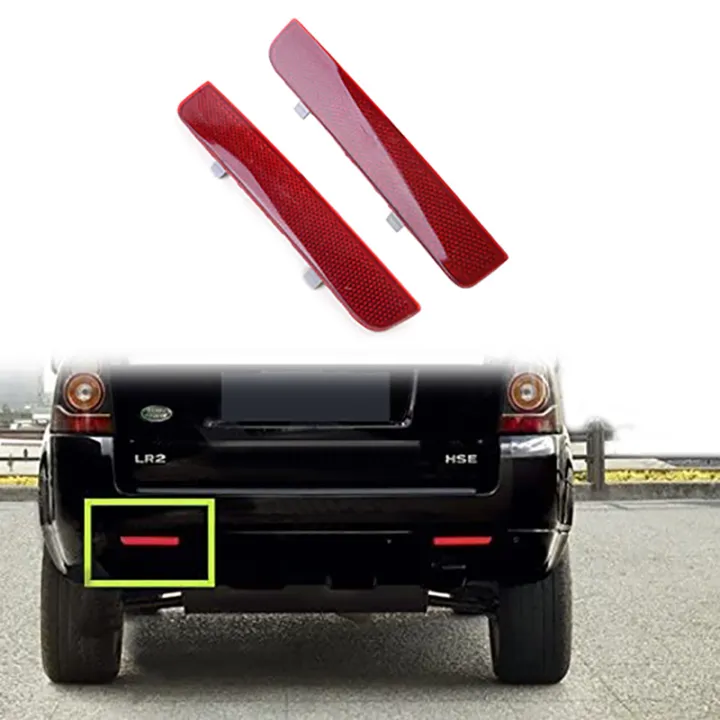 1 Pair Rear Bumper Red Reflector for Land Rover Range Rover L322 ...