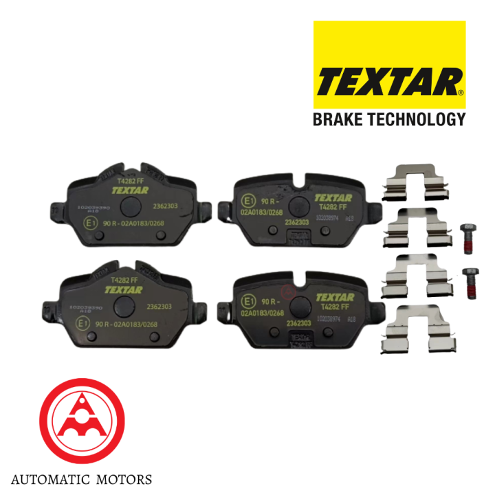 Textar Rear Brake Pad Set Bmw E90 316 318 320i E87 E81-116 118 120i ...